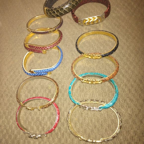 Firenze | Jewelry | 1 Snake Python Bracelets Some Gold Plated 24k Italy ...